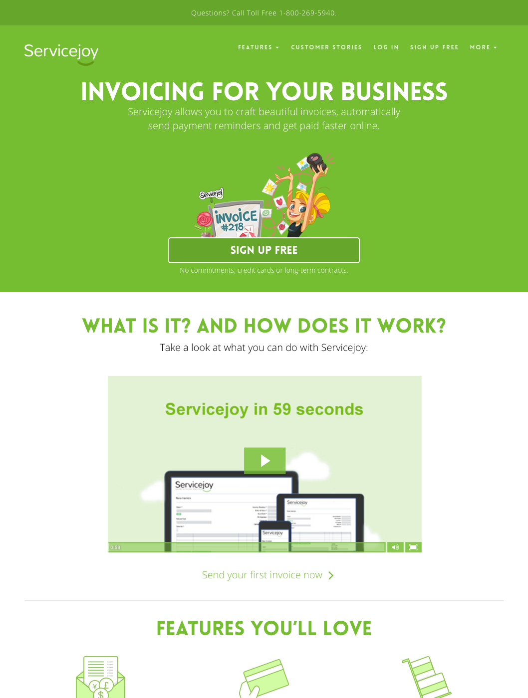 Servicejoy website redesign – Servicejoy